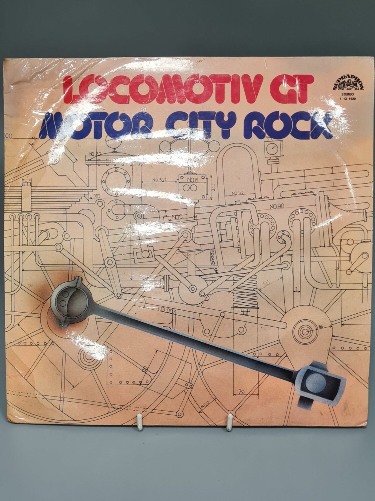 Антикварная виниловая пластинка Locomotiv GT "Motor City Rock", 1976 г, Чехословакия