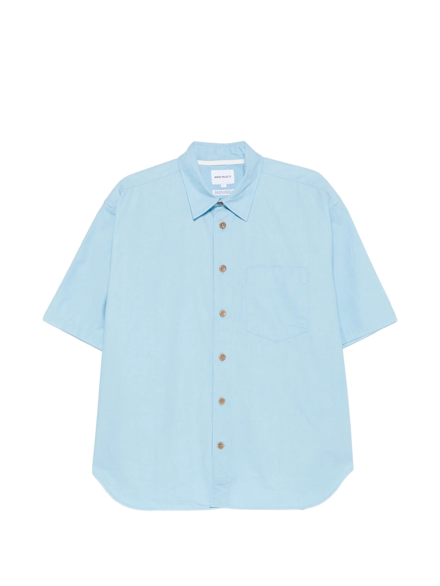 Рубашка Short-sleeved patch-pocket shirt