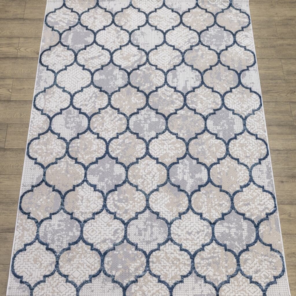 Ковер Турецкий Parma дизайн NW37B цвет LIGHT BLUE 1.6x2.3м