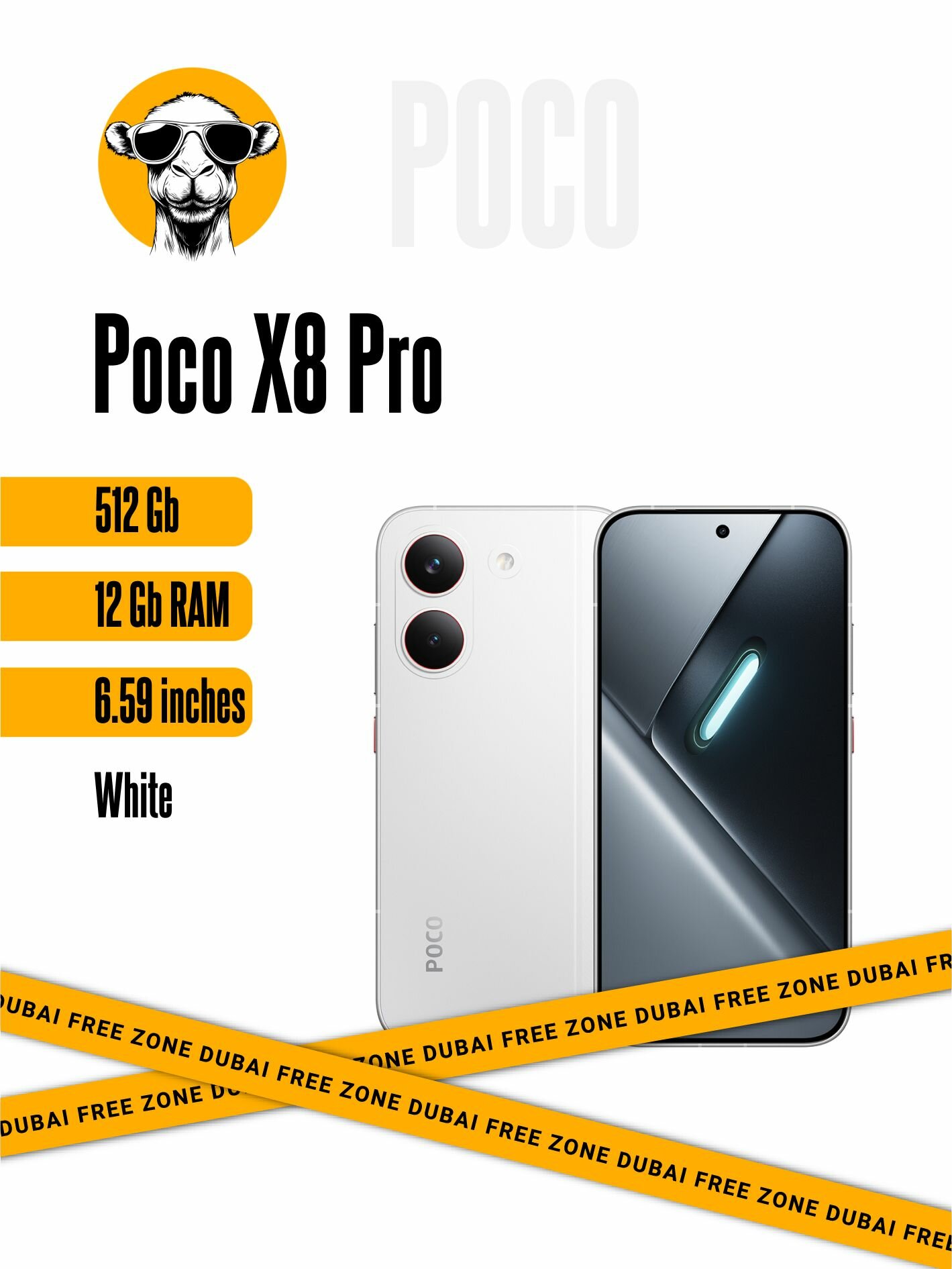 Смартфон Poco X8 Pro 12/512Gb White