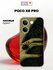 Силиконовый чехол на Poco X8 Pro / Поко X8 Про с принтом Черная вдова