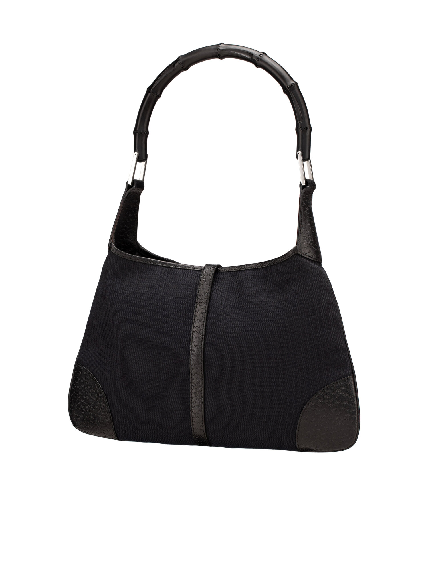 Сумка хобо GUCCI Jackie Bamboo Vintage, черный — фото 1