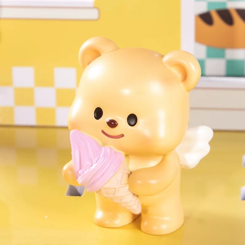 Кукла-сюрприз Butter Bear, фигурка Milky Bear, милый настольный/автомобильный декор, подарок для девочек Назначенные