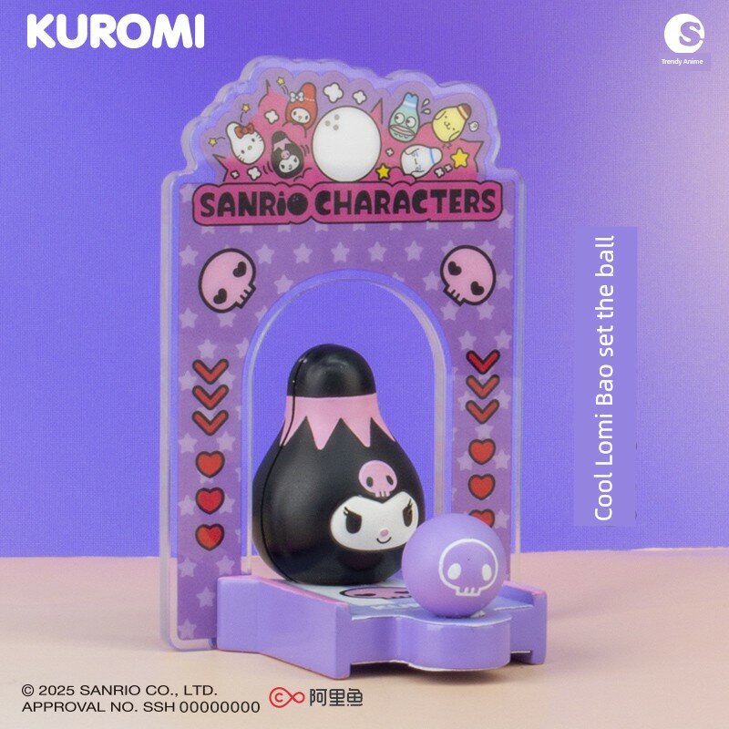 Коллекционные фигурки Sanrio: милые уличные персонажи — Китти, Пуддинг, собака, уличная сцена, слепая коробка,