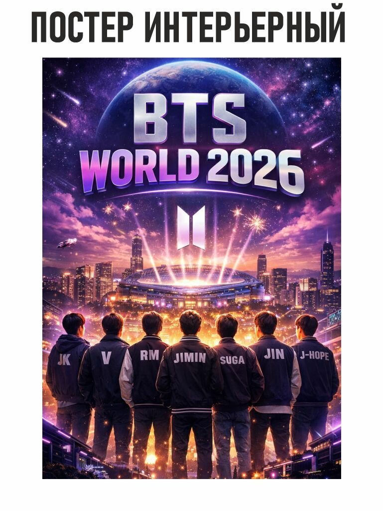 Постер БТС, BTS, Формат А3 (4)