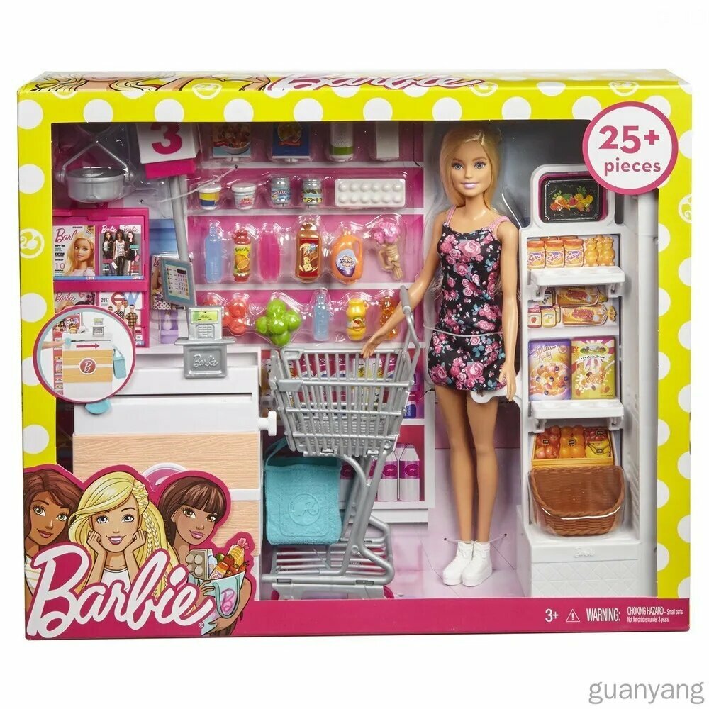 Игровой набор Barbie Супермаркет FRP01 Немного несовершенный