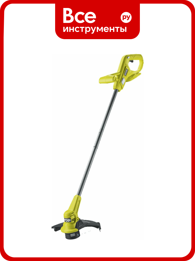 Триммер Ryobi ONE+ 18В RY18LT23A-0, электрический аккумуляторный, t-образная ручка, автоматическая подача лески