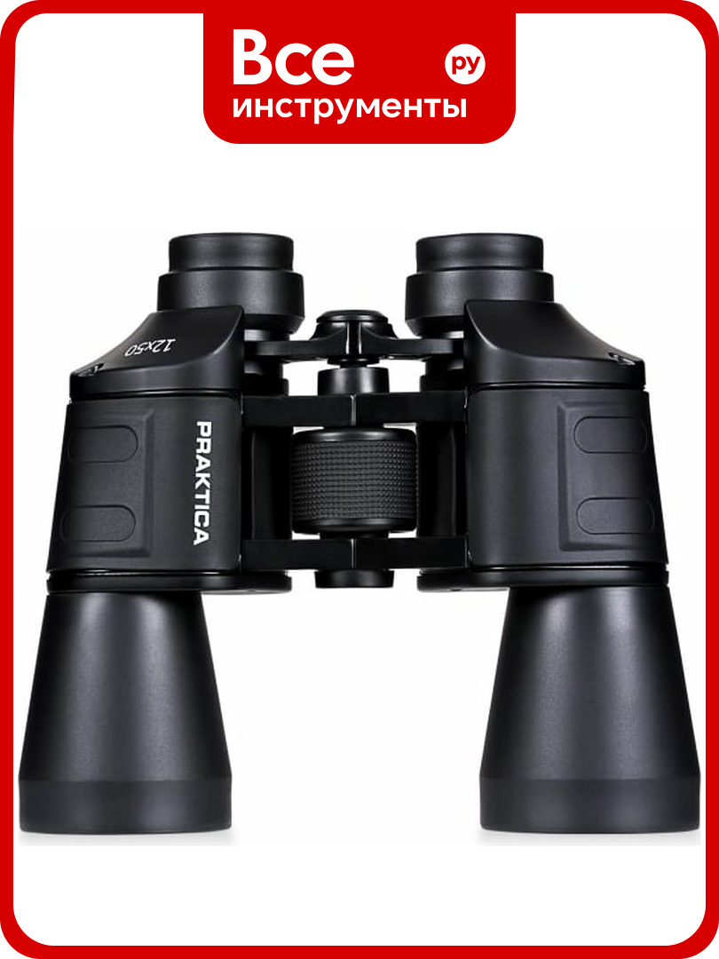 Бинокль Praktica Falcon 12x50, черный PRA081 11112500, для разовых наблюдений за заинтересовавшими