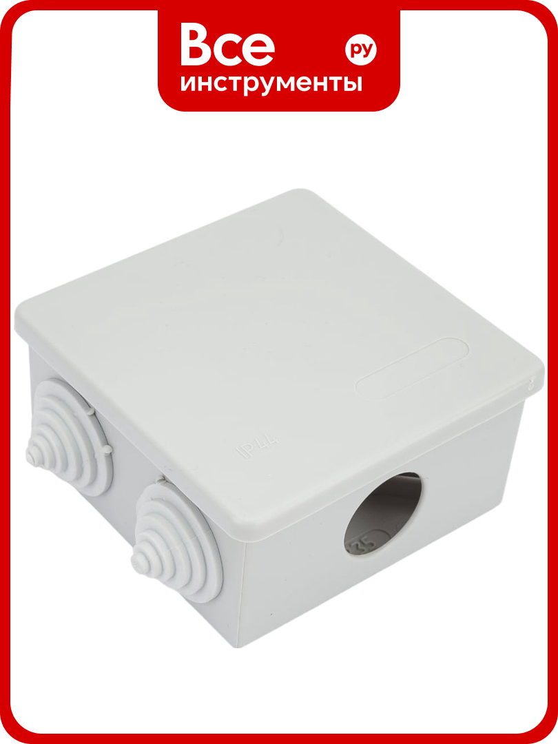 Коробка распределительная TDM ELECTRIC 80х80х40мм, крышка, IP44, 6 входов SQ1401-1235