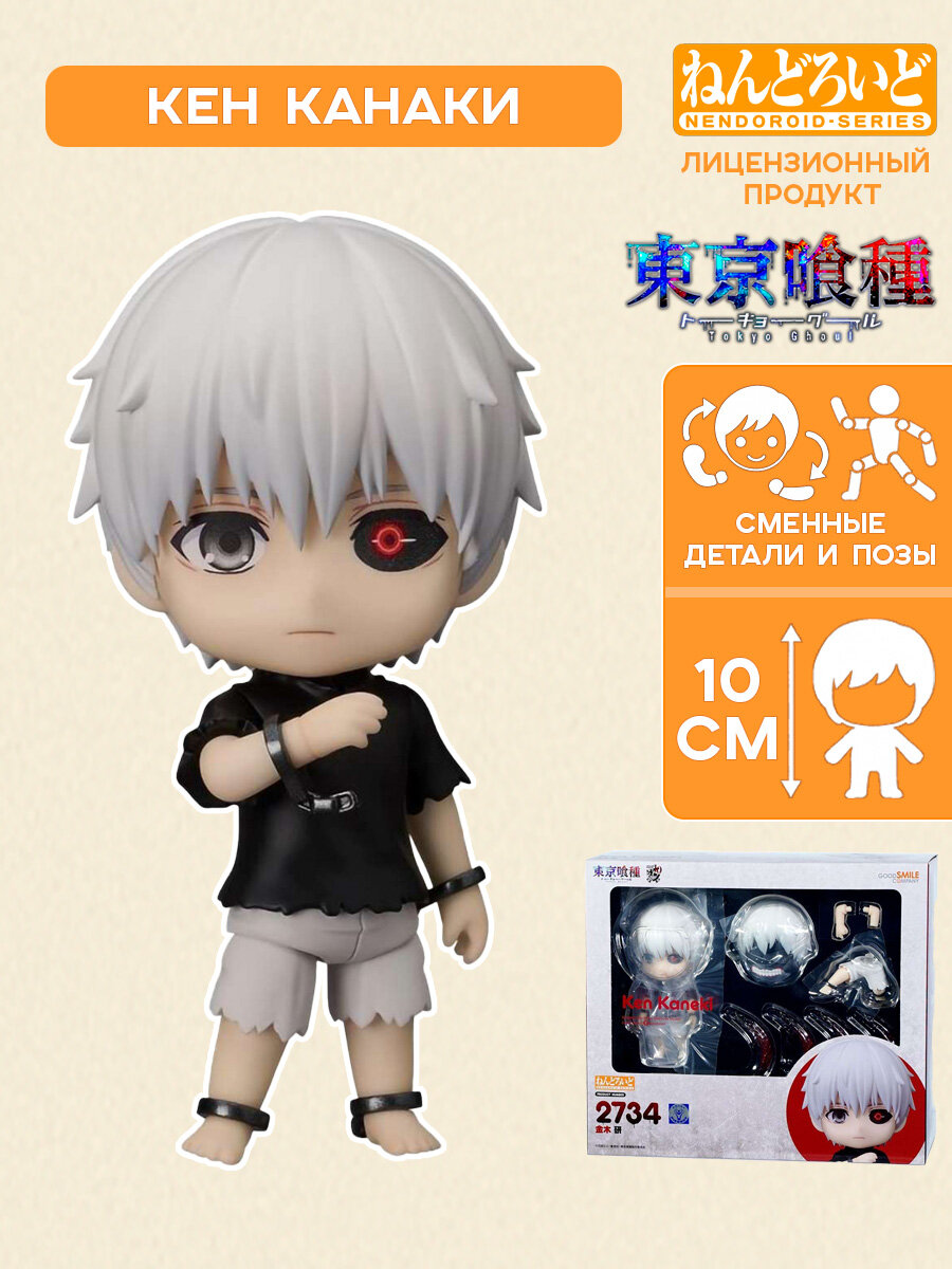 Фигурка Anime Nendoroid Токийский гуль Кен Канеки 10см. 4580590208971