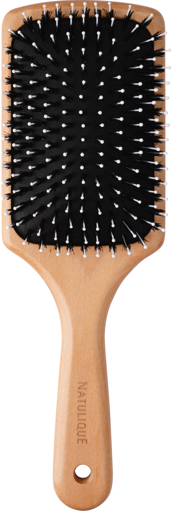 Natulique Плоская расческа с натуральной щетиной Flat Comb With Natural Bristles 30ml
