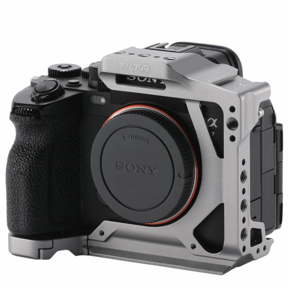 Клетка Tilta Half для Sony a7 V/a7 IV/a7R V Серая, быстросъёмная площадка