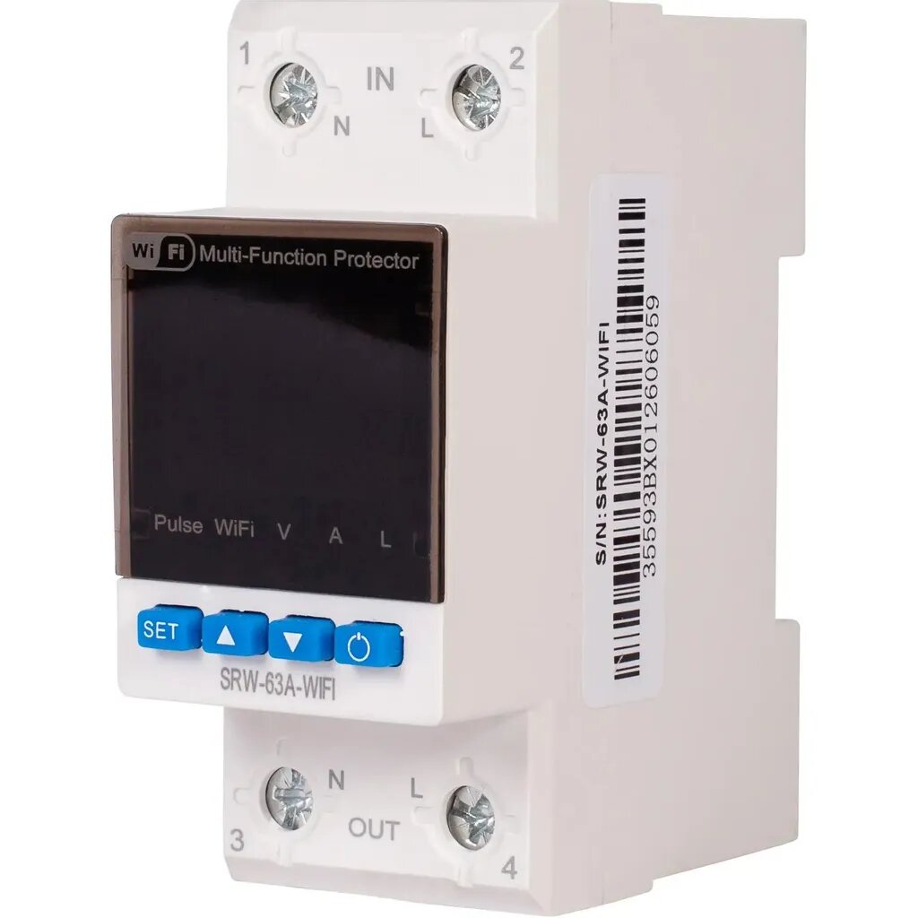 Стабилизатор напряжения RUCELF SRW-63A-WIFI, белый