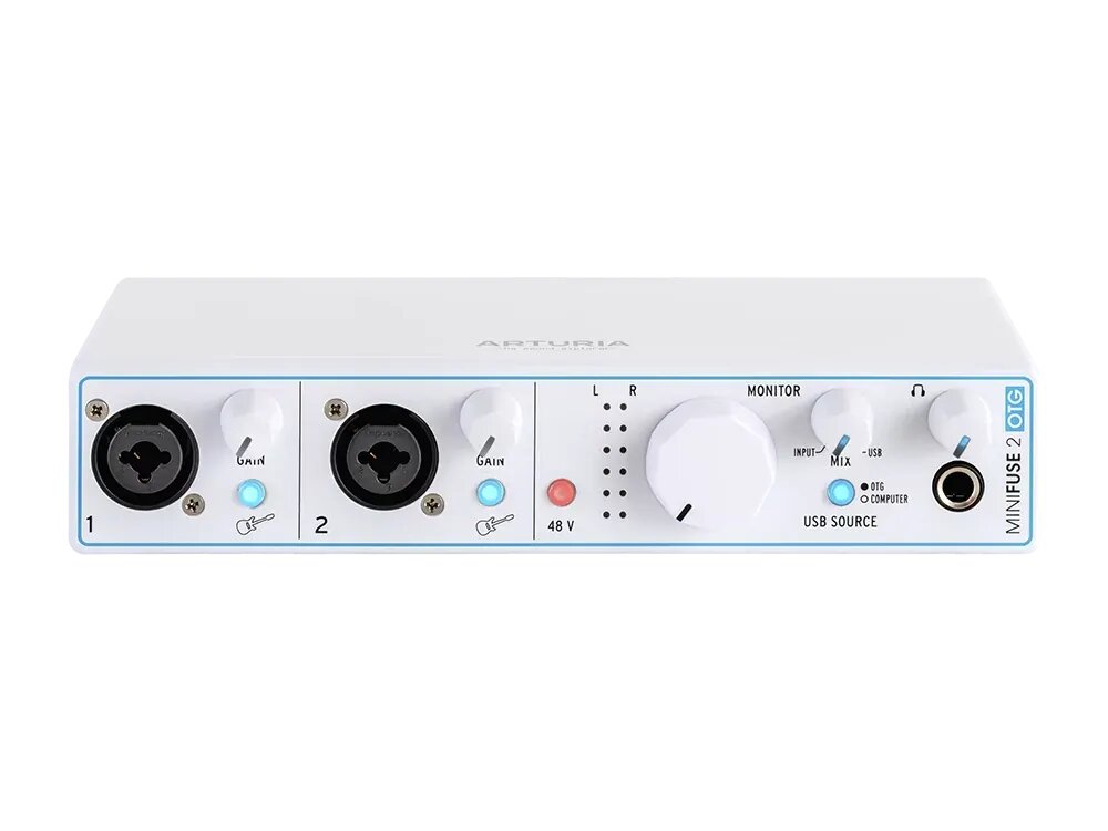 Аудиоинтерфейс Arturia MiniFuse 2 OTG White