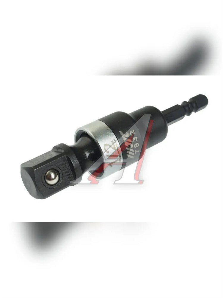 Адаптер 1/4"х1/2" (6.35мм) карданный под шуруповерт JTC