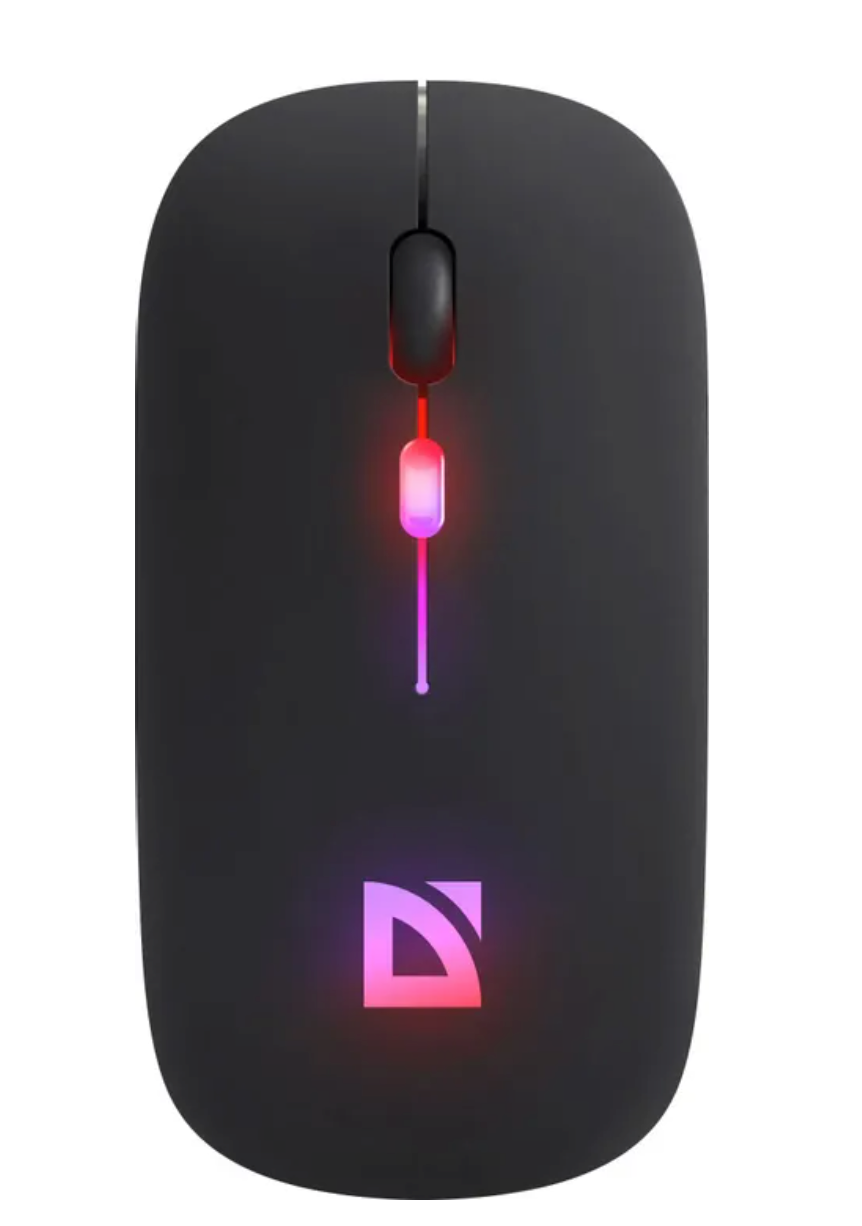 Мышь беспроводная Defender Touch MM-997, Bluetooth/Радио, оптическая, USB, черный