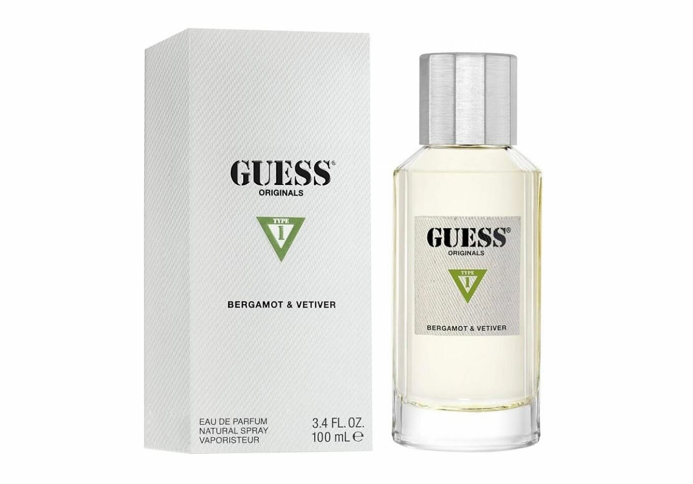 Парфюмерная вода Guess Originals: Type 1 - Bergamot & Vetiver 100 мл