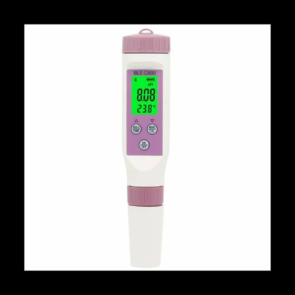 (A U Q K) 1 Шт. Bluetooth C600 Seven-In-One Ph/Tds/Ec/Температура/Соленость/Orp Удельный Вес Морской Воды Ручка Качества ABS PH-Метр