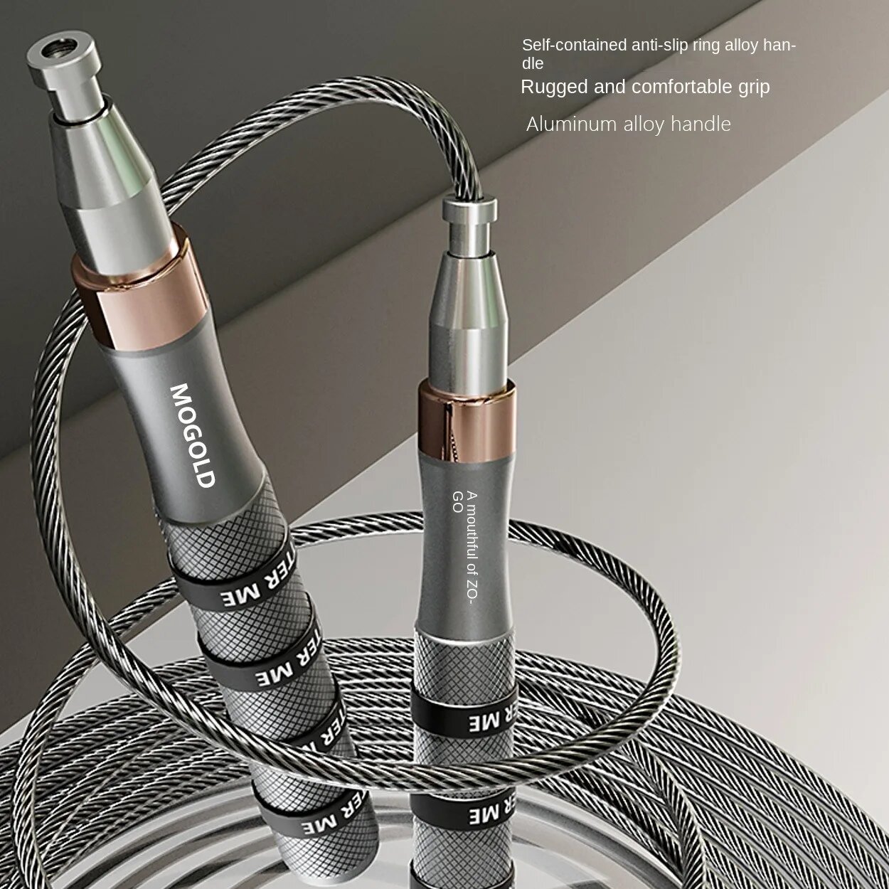 Скакалка для прыжков MOGOLD T20-RED красная