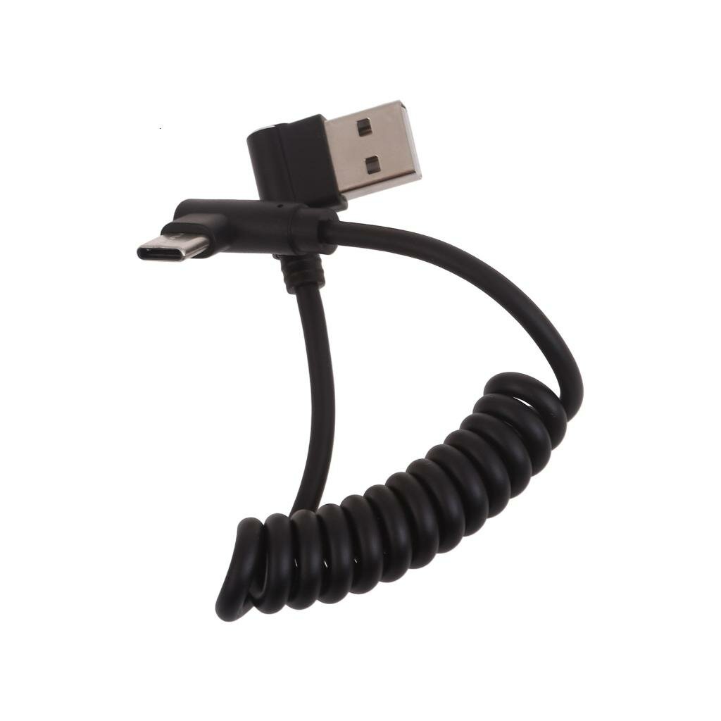 Спиральный переходник USB-C — USB, Двойной локоть