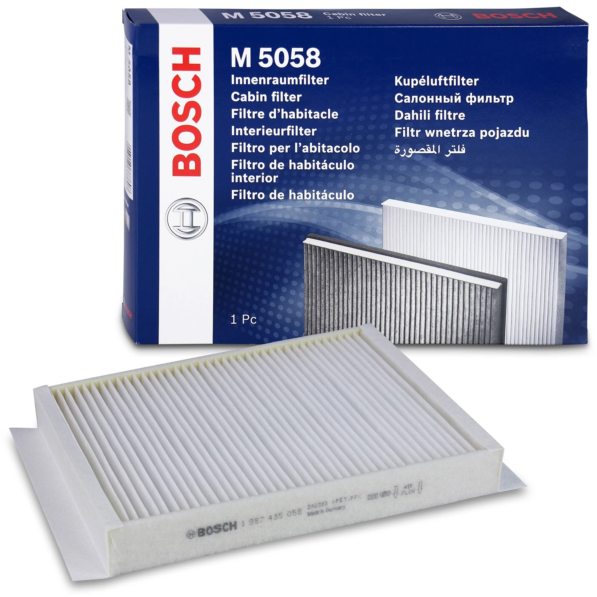 Фильтр салонный MB W166/X166 2011-> BOSCH 1 987 43