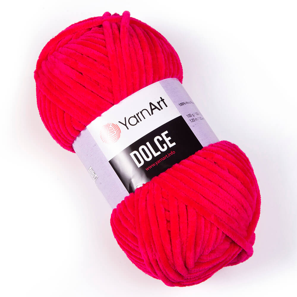 Пряжа для вязания Yarn-Art Dolce, 1 моток (120м, 100гр), цвет 759 Малина