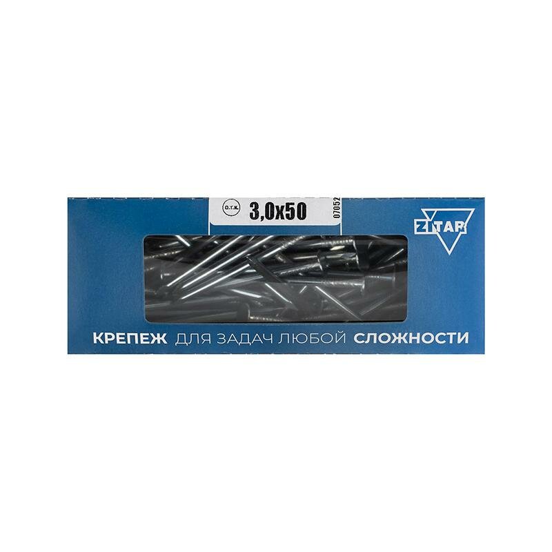 Гвоздь толевый евро 3х50 оцинк. (уп.200г) Tech-Krep/Zitar 102042