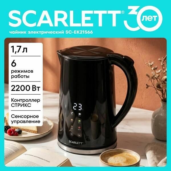 Электрочайник Scarlett SC-EK21S66
