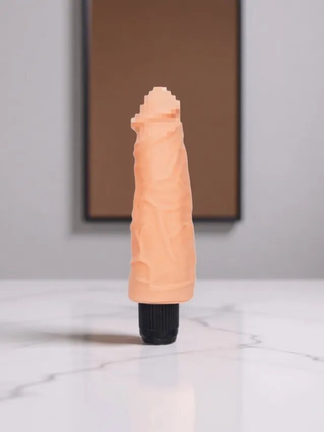 Вибратор ToyFa "Mr.Baton", реалистичный, TPR, телесный, 20см