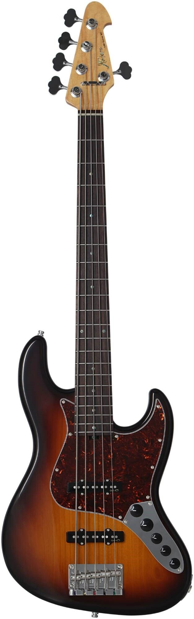 KEIPRO KJB5-Custom-R ACT SB - бас-гитара 5 струн Jazz Bass, чехол комплекте