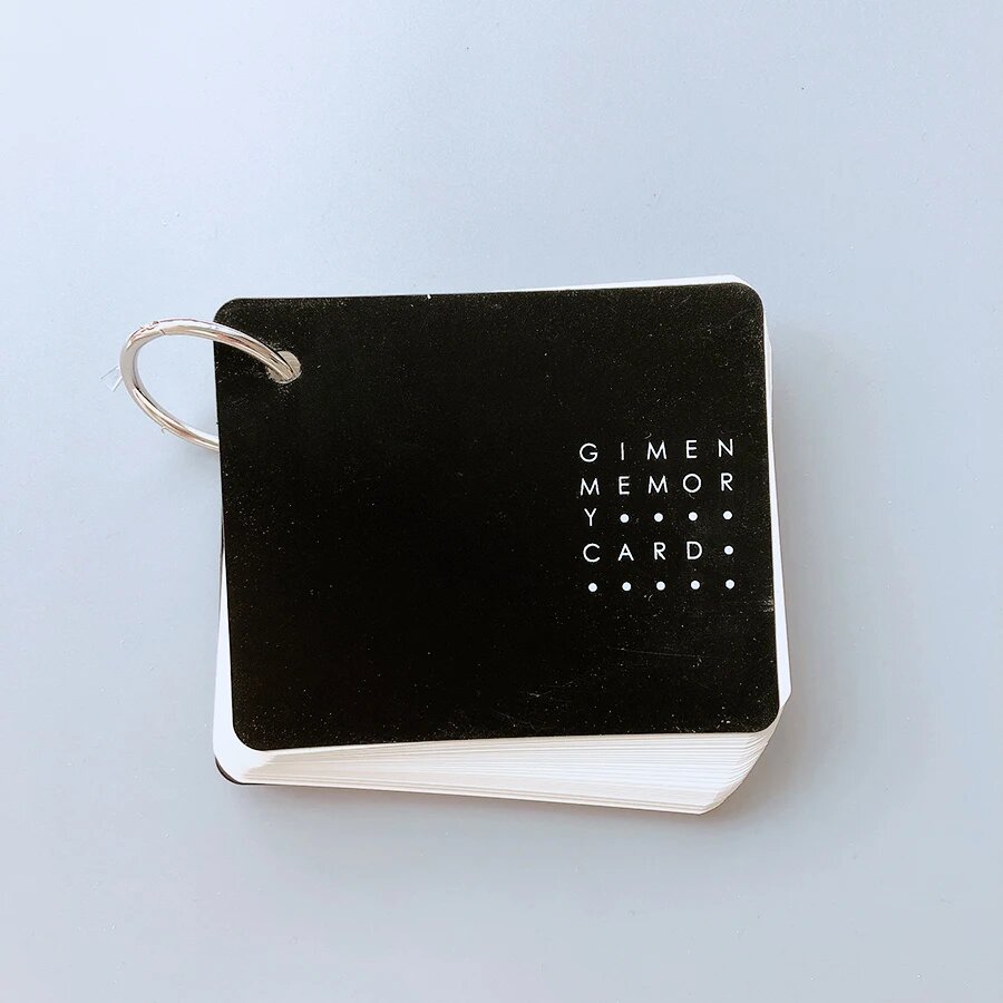 Мини-блокнот GIMEN MEMORY CARD, черный