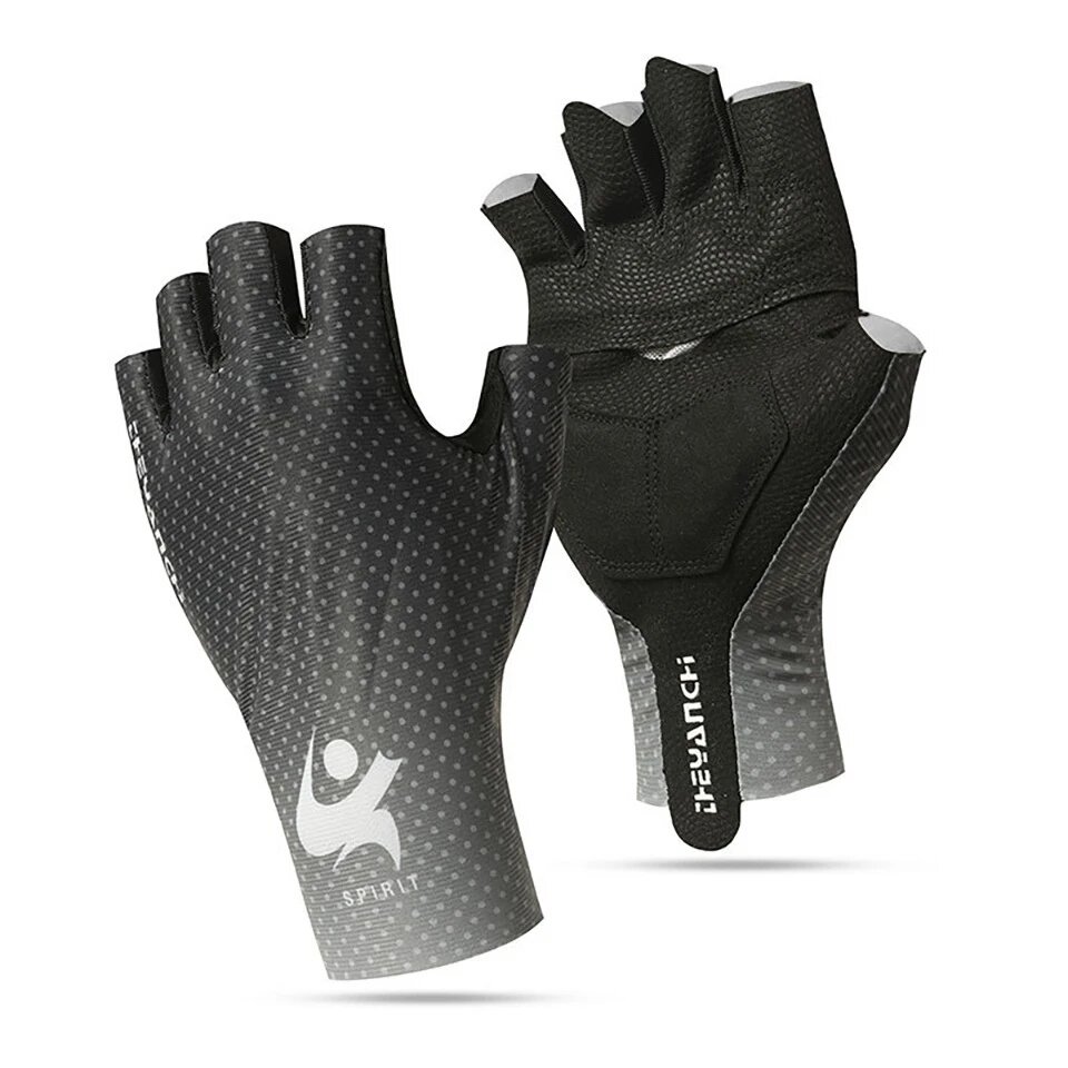 GTUBIKE Летние перчатки для велоспорта Черный, L, Black