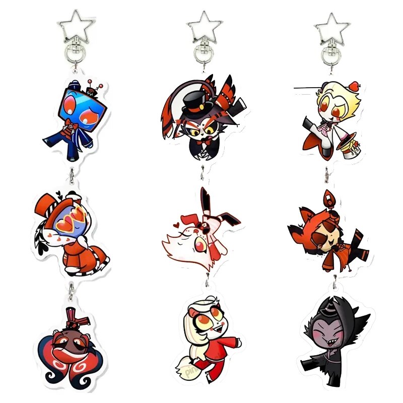 Keeppley Hazbin Hotel акриловые фигурки 10 см, Mixed Pack