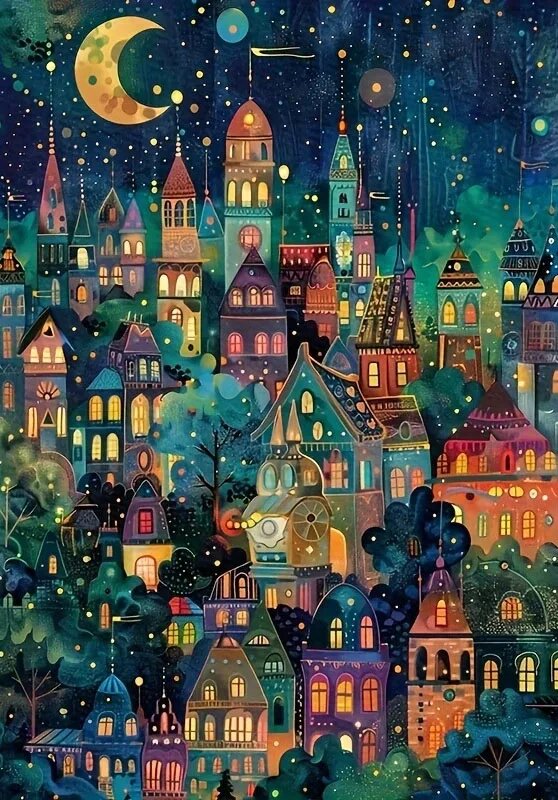 Алмазная мозаика картина 40x50 см Full Square