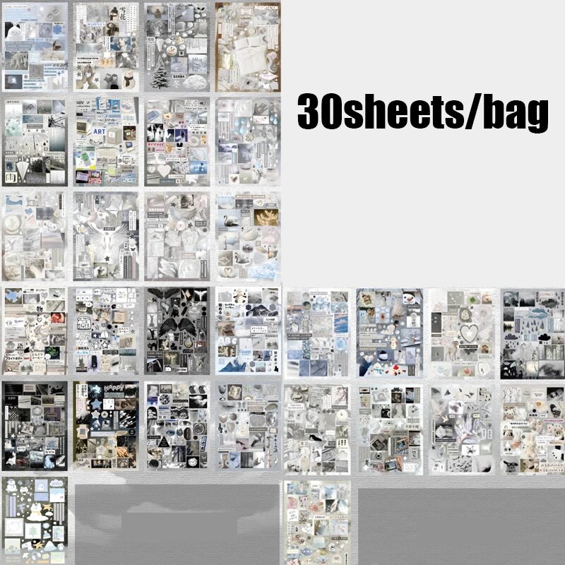 Винтажные наклейки для творчества "Вечерний бриз" Mr. Paper S28475-2