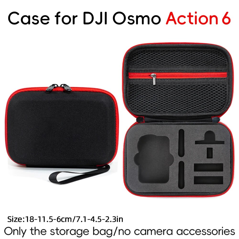 BEHORSE Чехол для DJI Osmo Action 6 Black, Черный