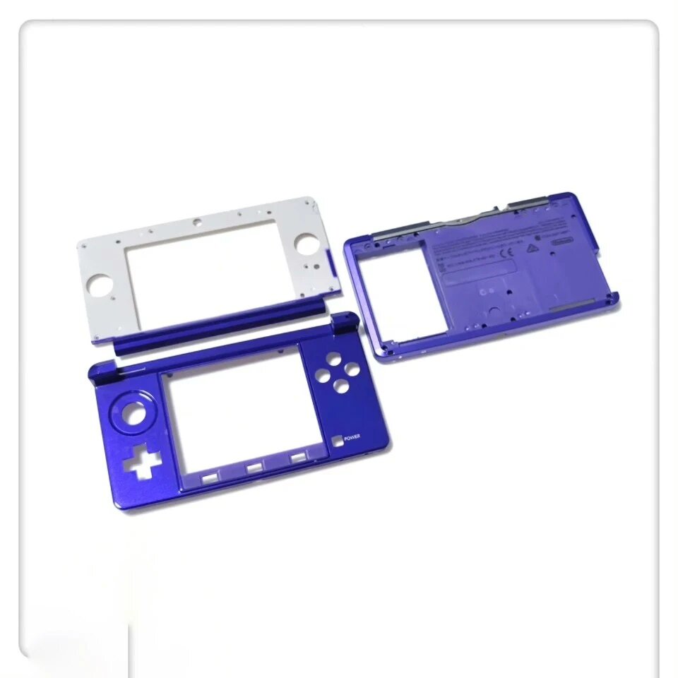 Оригинальный корпус для 3DS Top Faceplace Фиолетовый, фиолетовый