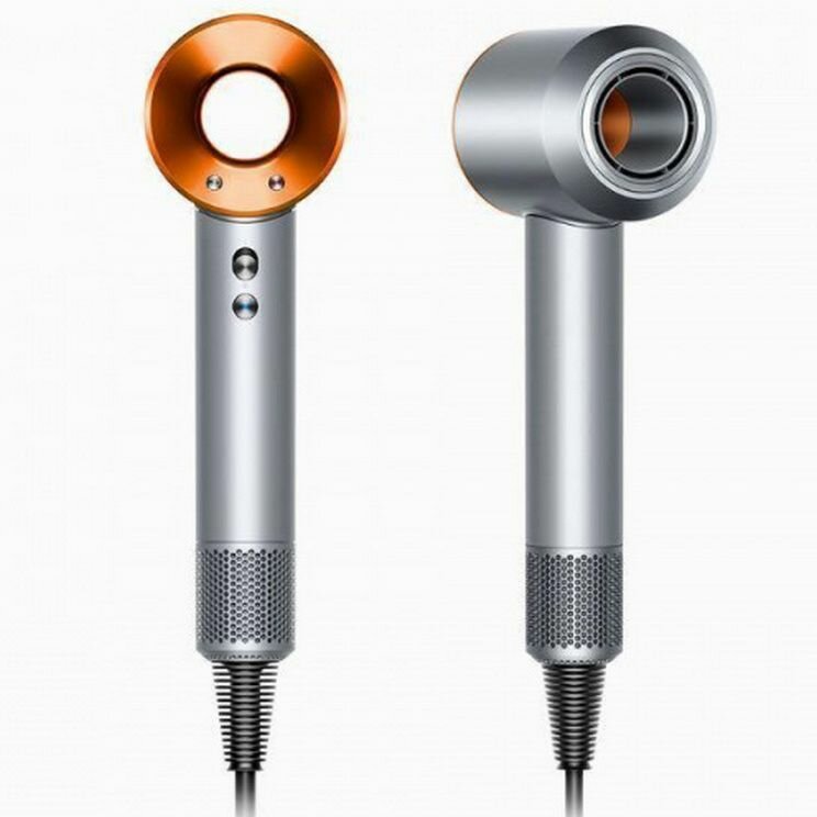 Фен Dyson Supersonic HD08, nickel/cooper, никель/медь, защита от перегрева, насадки в комплекте, наша вилка
