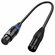 Кабель XLR 30 см, 3M5F