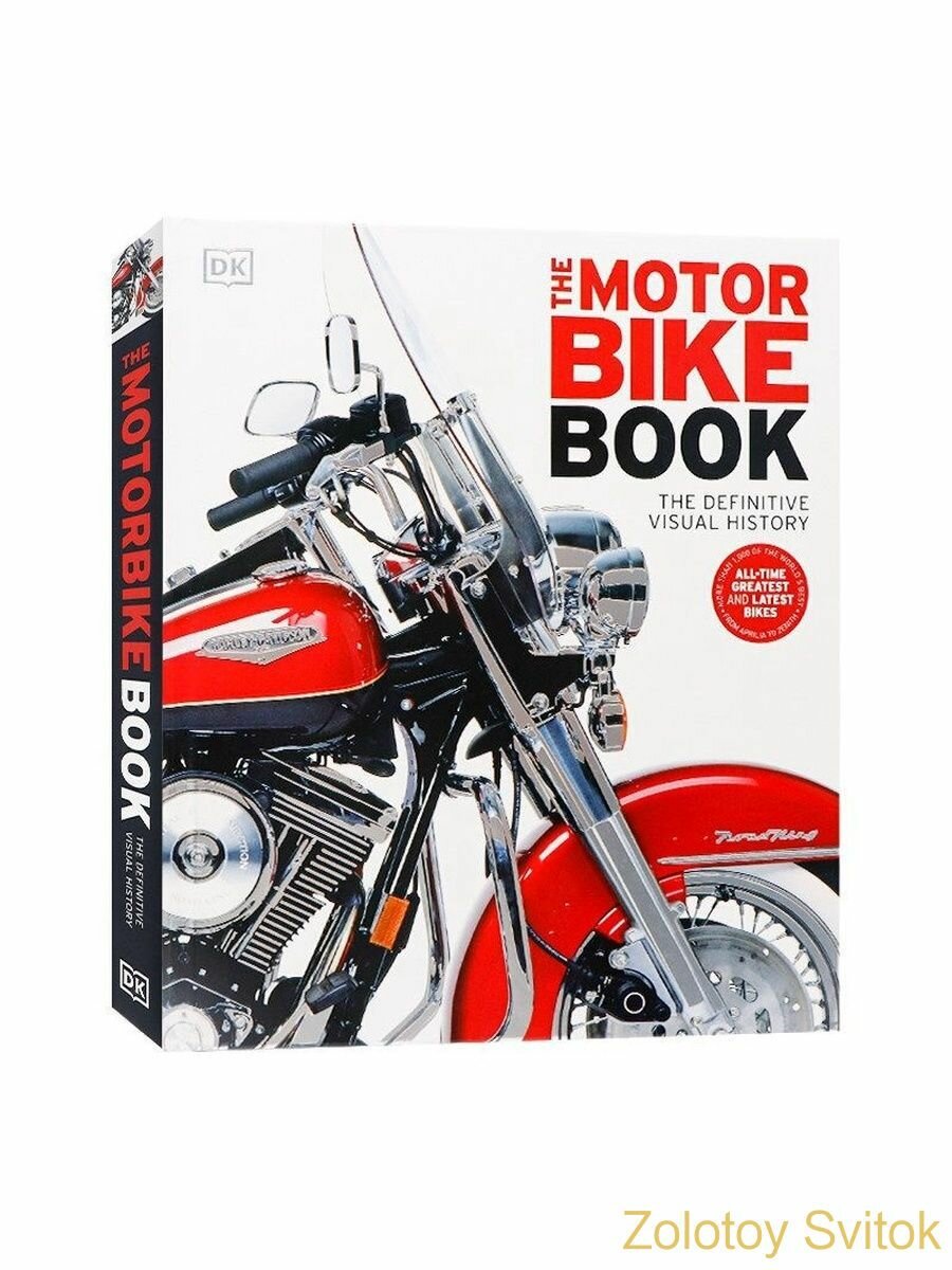 Книга DK "The Motorbike Book", энциклопедия, твёрдый переплёт, 2023 г