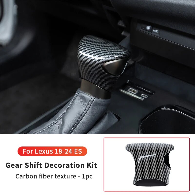Декор ручки КПП Carbon Fiber для Lexus ES 18-24