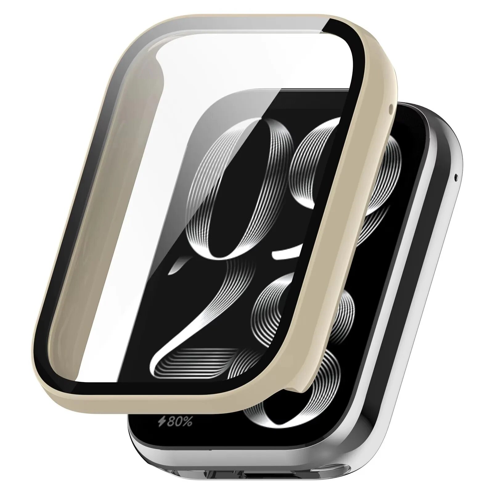 Чехол OUIO для Xiaomi Band 10 Pro, Ivory White