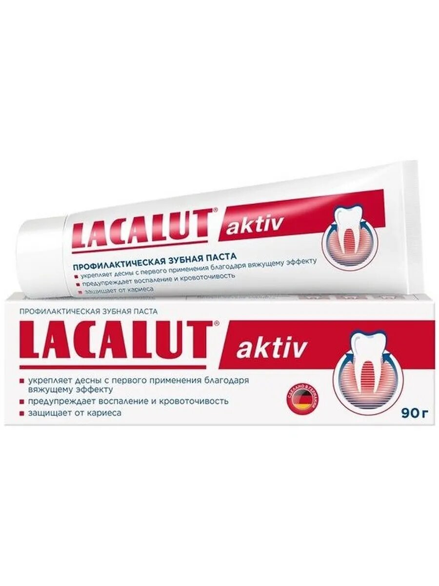 Зубная паста Lacalut Aktiv 90 г 1 шт