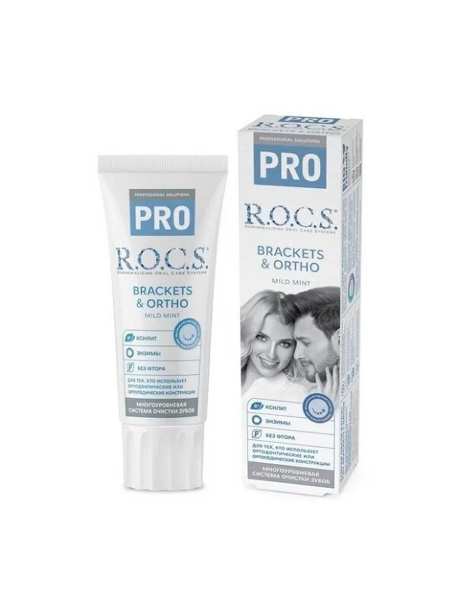 Зубная паста Рокс (R.O.C.S.) Pro brackets & ortho 74 гр 1 шт
