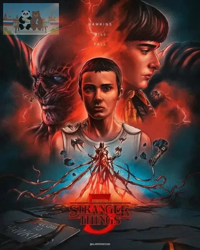 Деревянные пазлы 1000 элементов, подарочная упаковка,50x75cm, Stranger Things, странные вещи, подарочный набор для взрослых, продвинутый уровень сборки 5-10.