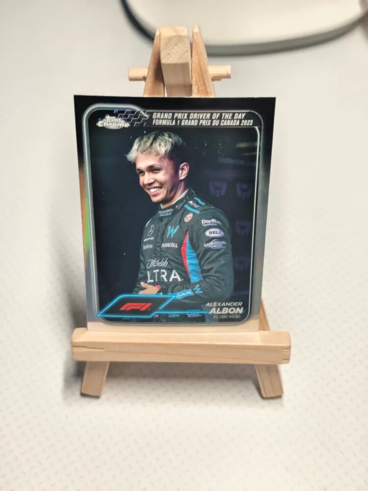 Карточка Topps Chrome F1 Racing Car Collection Carter