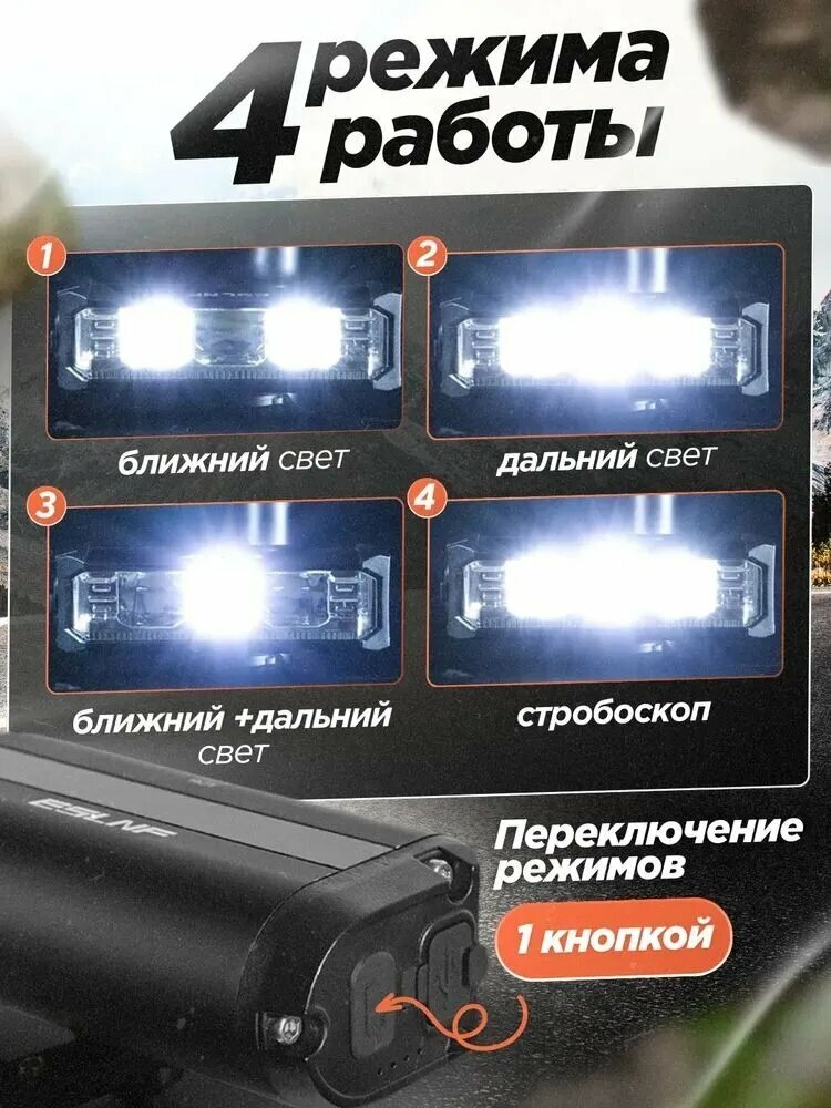 Фара передняя для велосипеда — фото 1