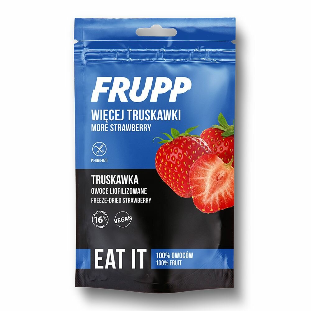 Сублимированная клубника Celiko Frupp, 10шт x 15г