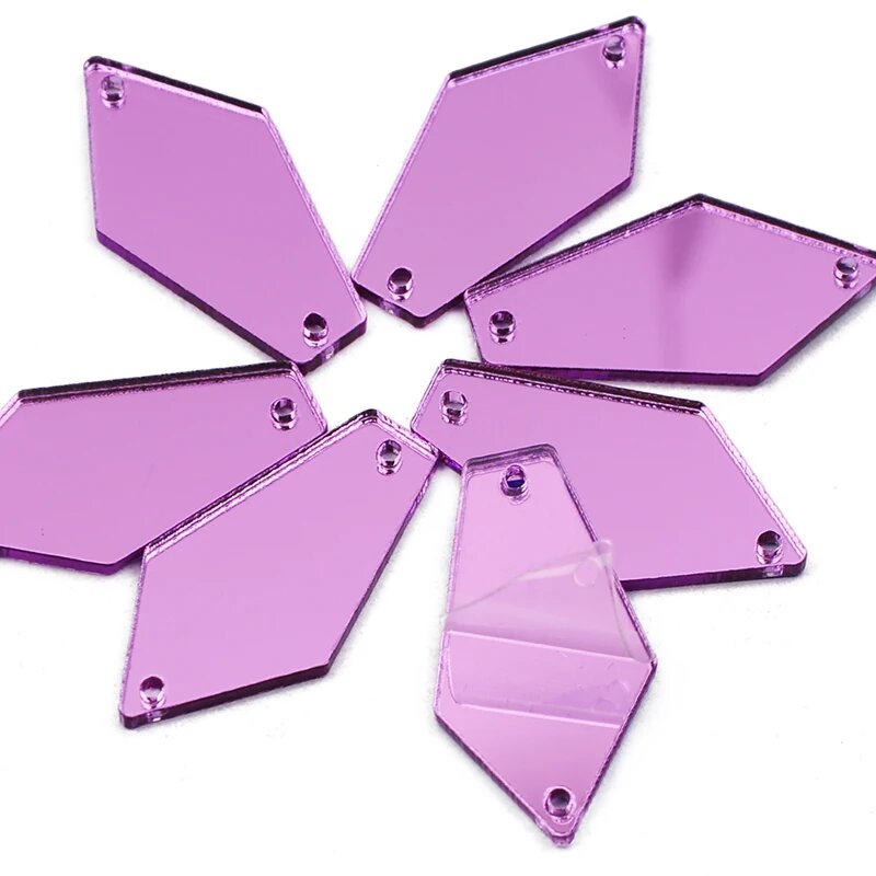 YANRUO Акриловые стразы стрелки 30 шт. Фиолетовый, Purple