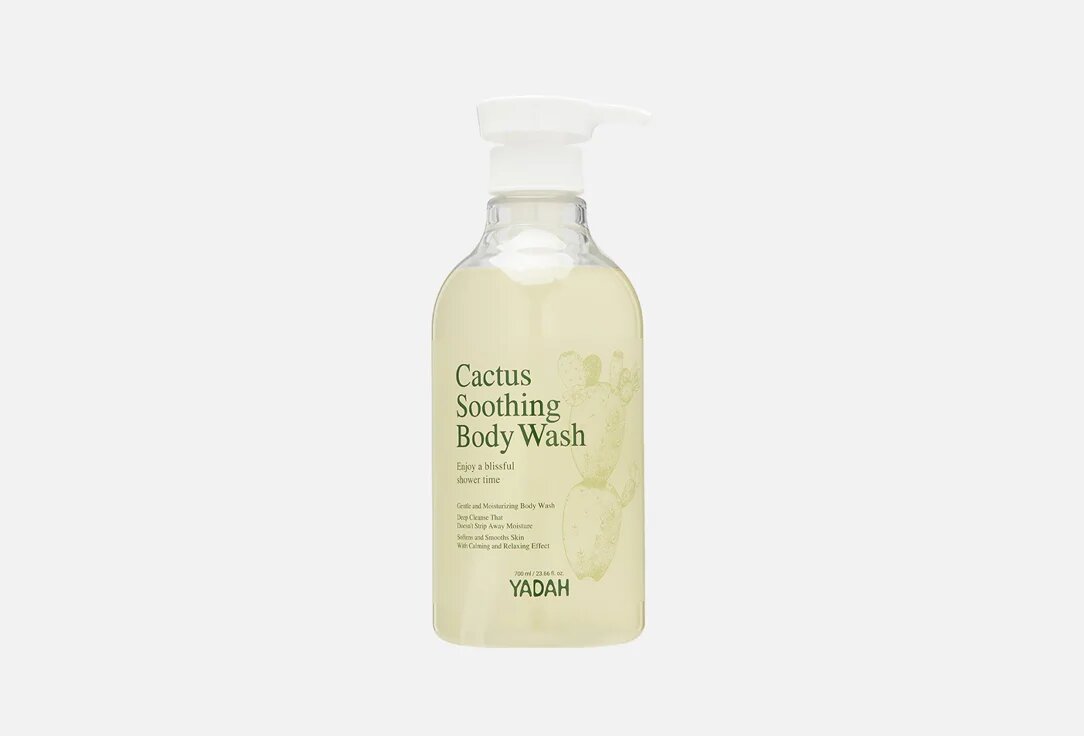 Yadah Cactus soothing body wash Гель для душа 700мл